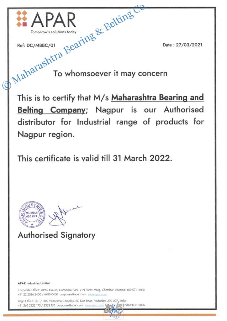 About - Maharashtra Bearing and Belting Co.